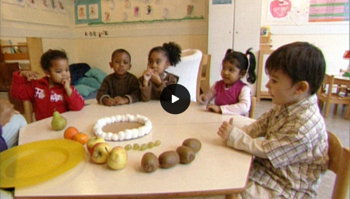 Fruit tellen - Schoolfruit Digibord